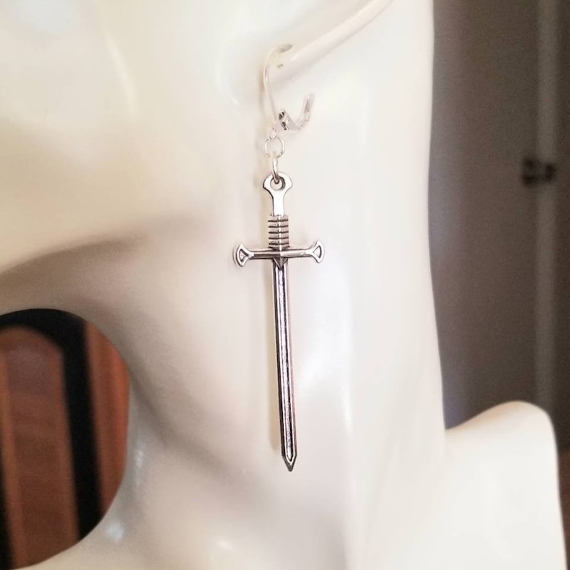 Sword Earrings - Etsy