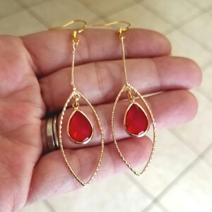 Gold Dangle Earrings Etsy