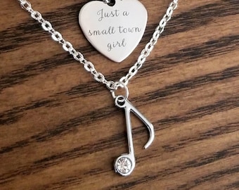 Eighth Note Pendant - Etsy