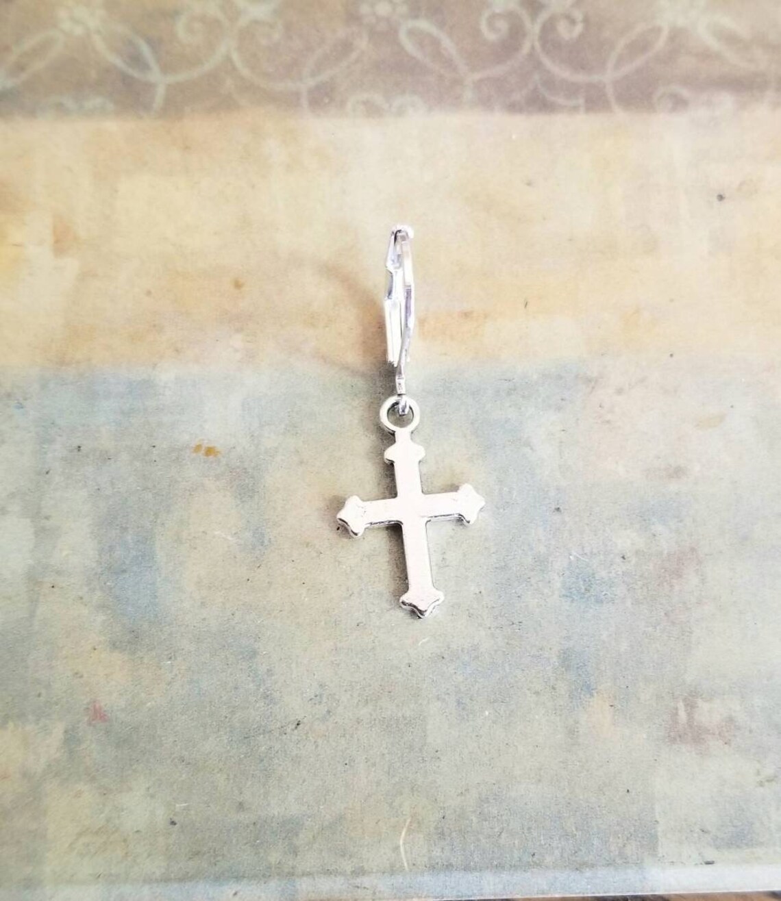 Mens Cross Earring Mens Silver Cross Earring Mens Earring - Etsy