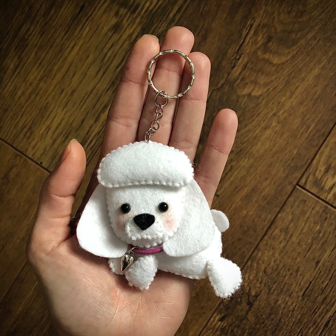 Felt Dog Keyring Felt Dogs Felt Yorkie Keyring Felt - Etsy
