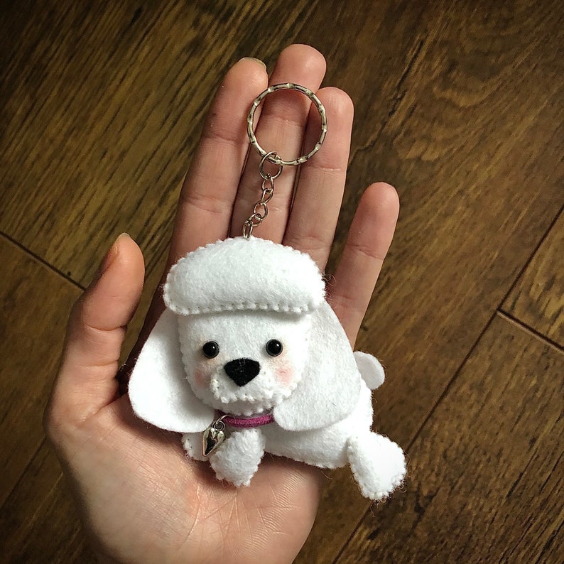 Felt Dog Keyring Felt Dogs Felt Yorkie Keyring Felt - Etsy