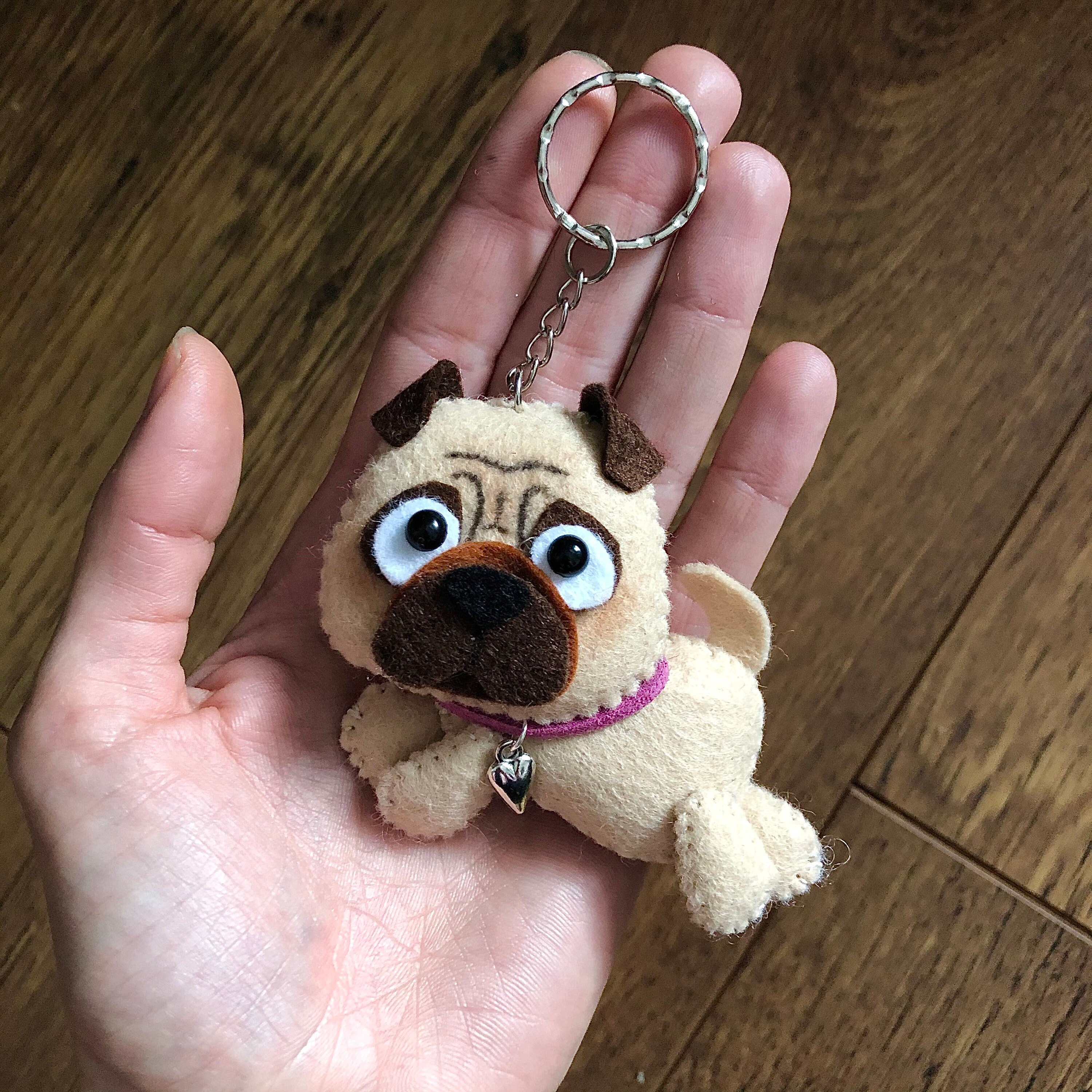 Felt Dog Keyring Felt Dogs Felt Yorkie Keyring Felt - Etsy