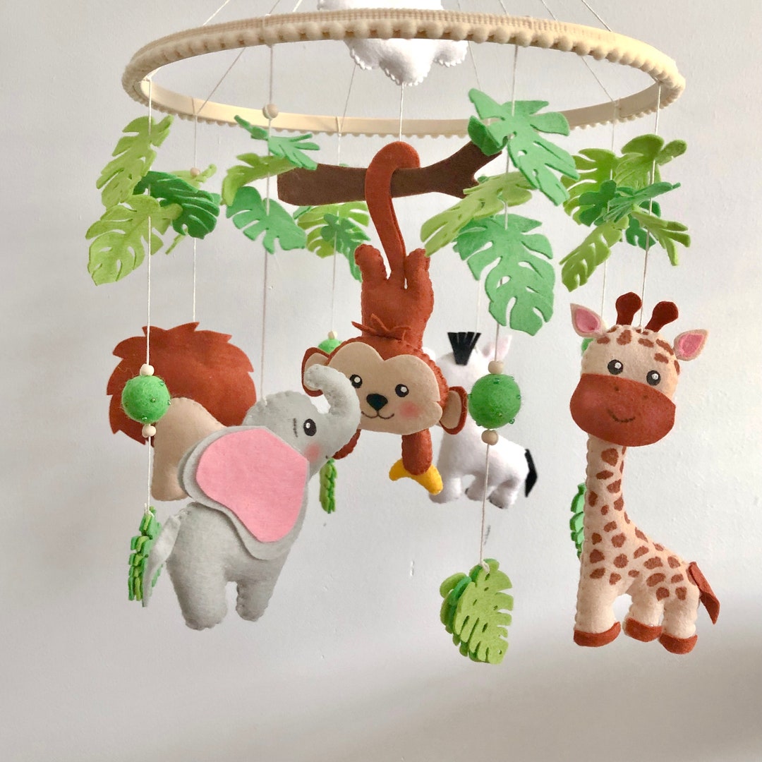 Jungle Baby Mobile Safari Baby Mobile - Etsy