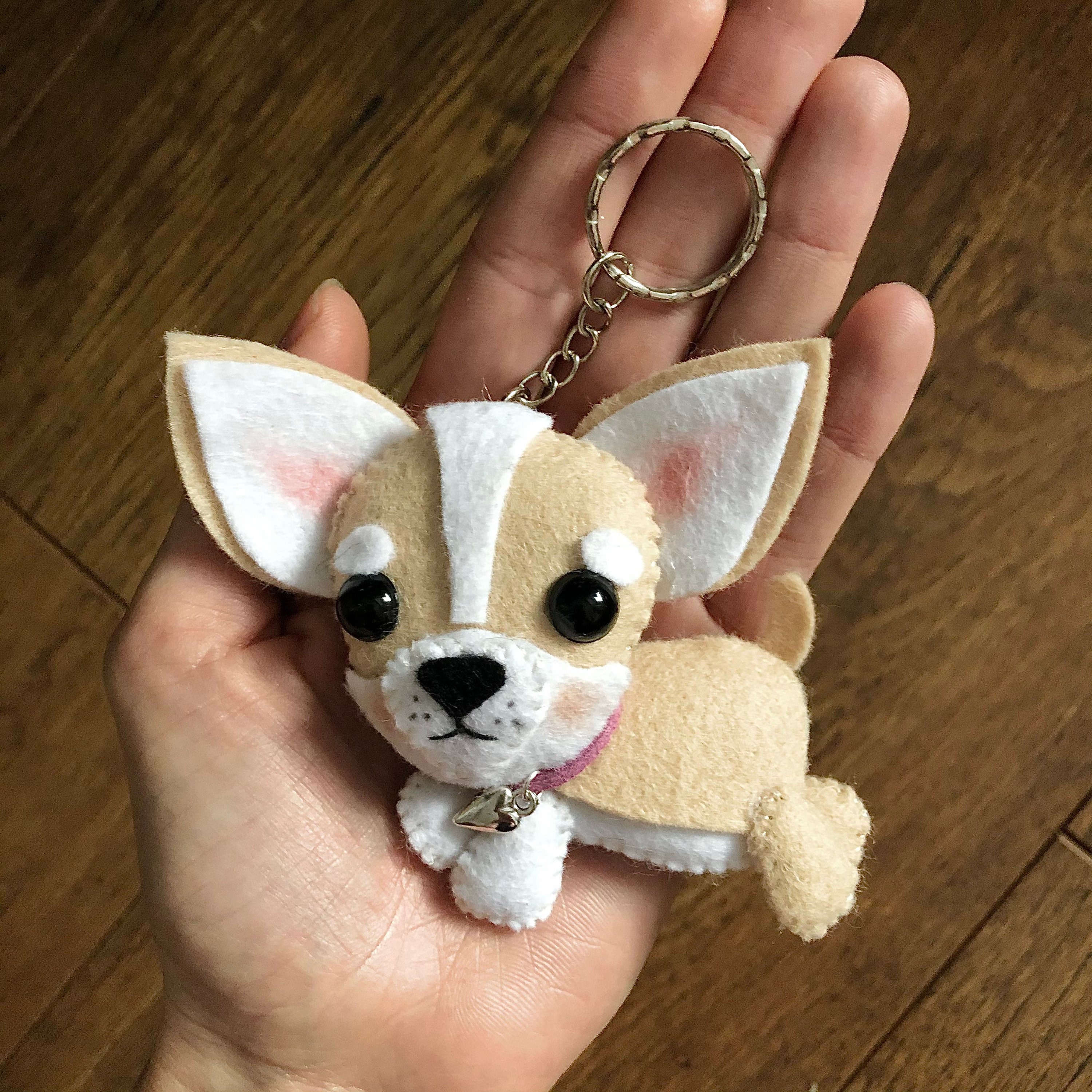 Felt Dog Keyring Felt Dogs Felt Yorkie Keyring Felt - Etsy