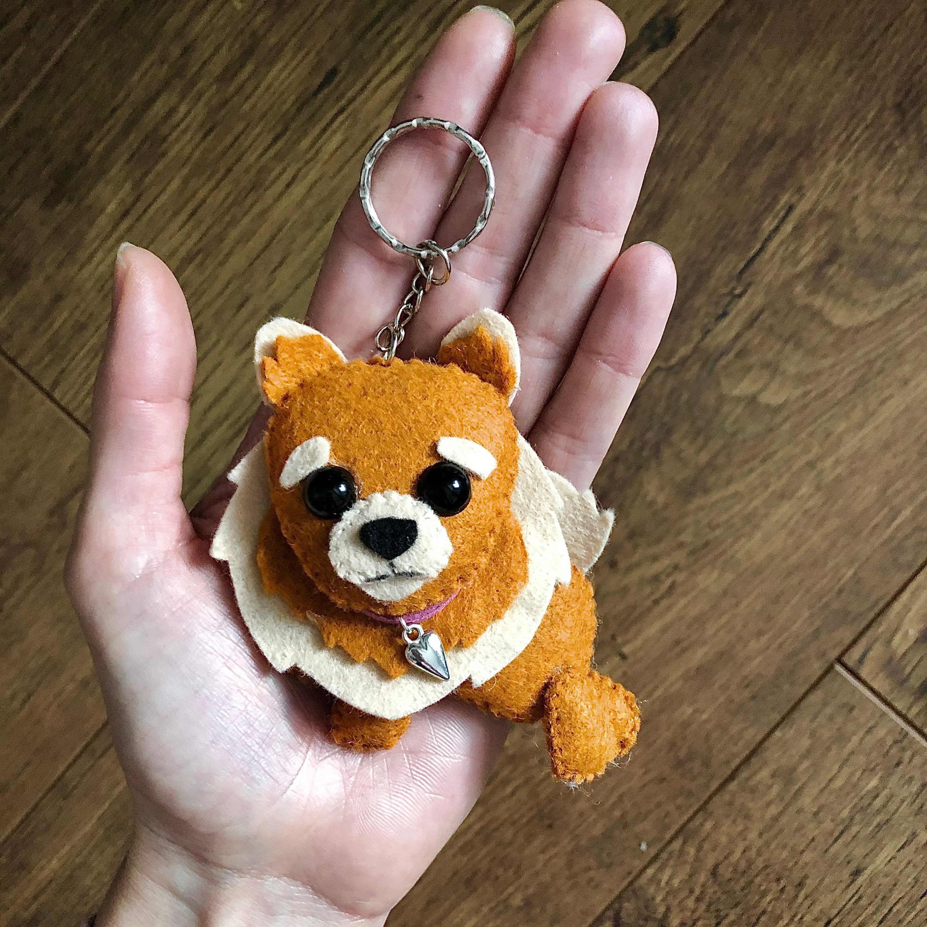 Felt Dog Keyring Felt Dogs Felt Yorkie Keyring Felt - Etsy