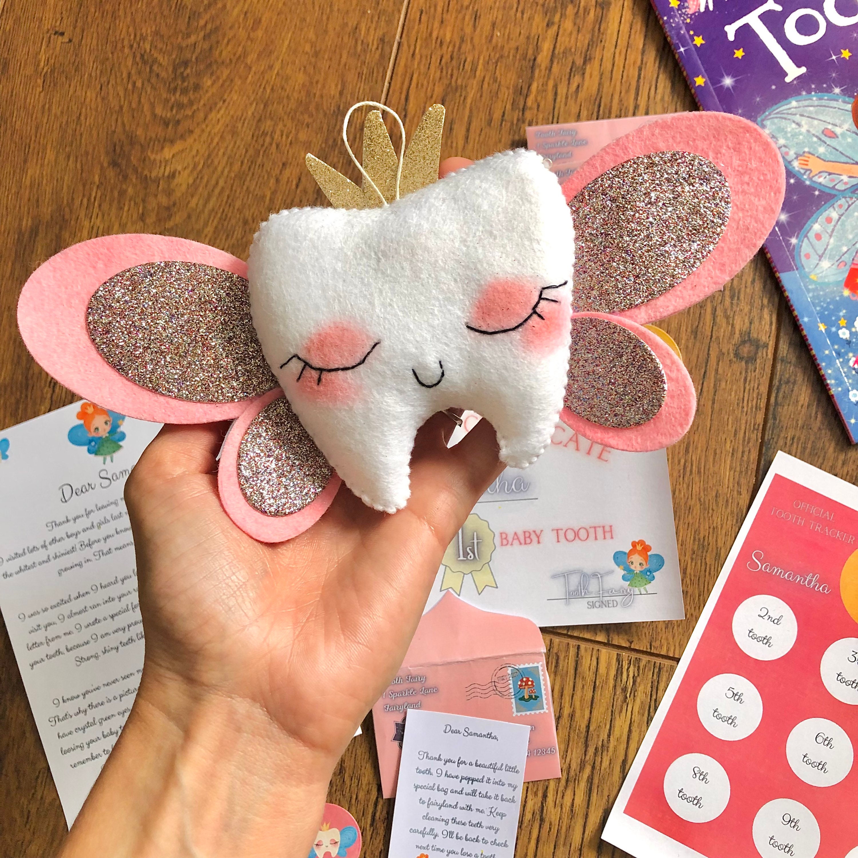 Tooth Fairy Kit Set Tooth Fairy Keepsake Felt Tooth Fairy | Etsy