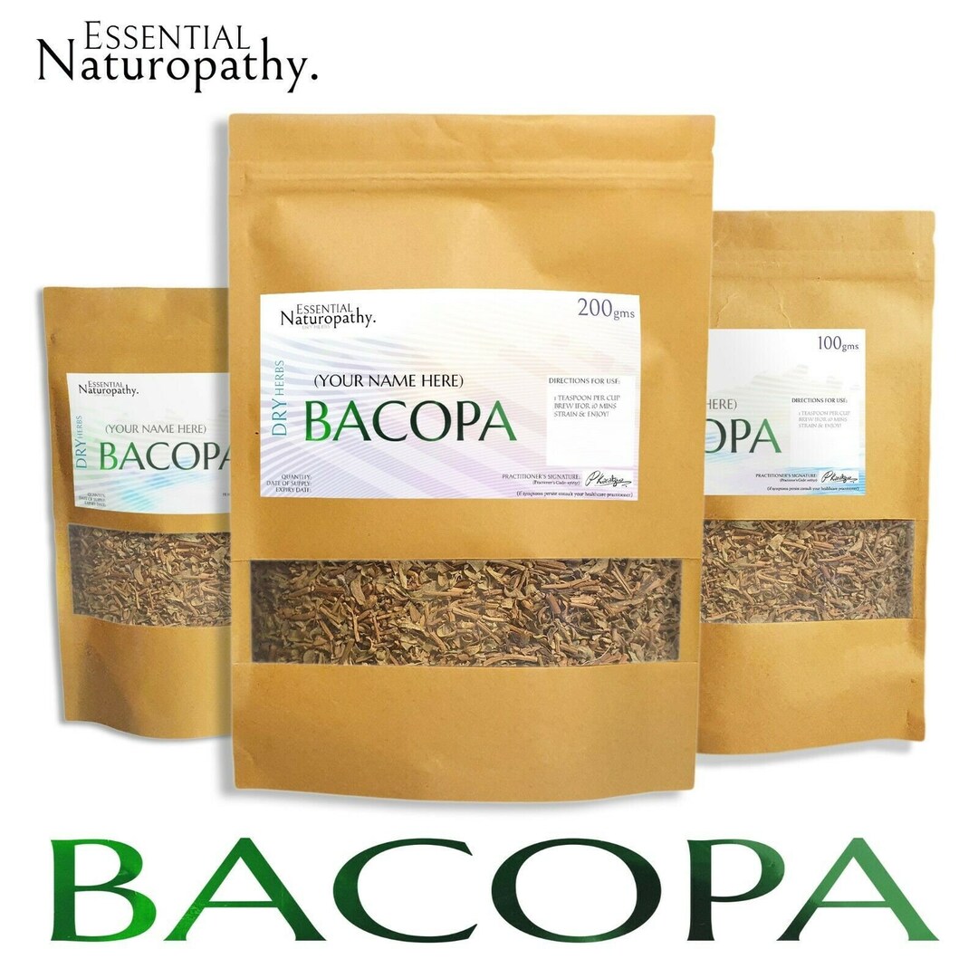 BACOPA / BRAHMI Dried Herb Loose Leaf Tea Certified Organic (bacopa ...