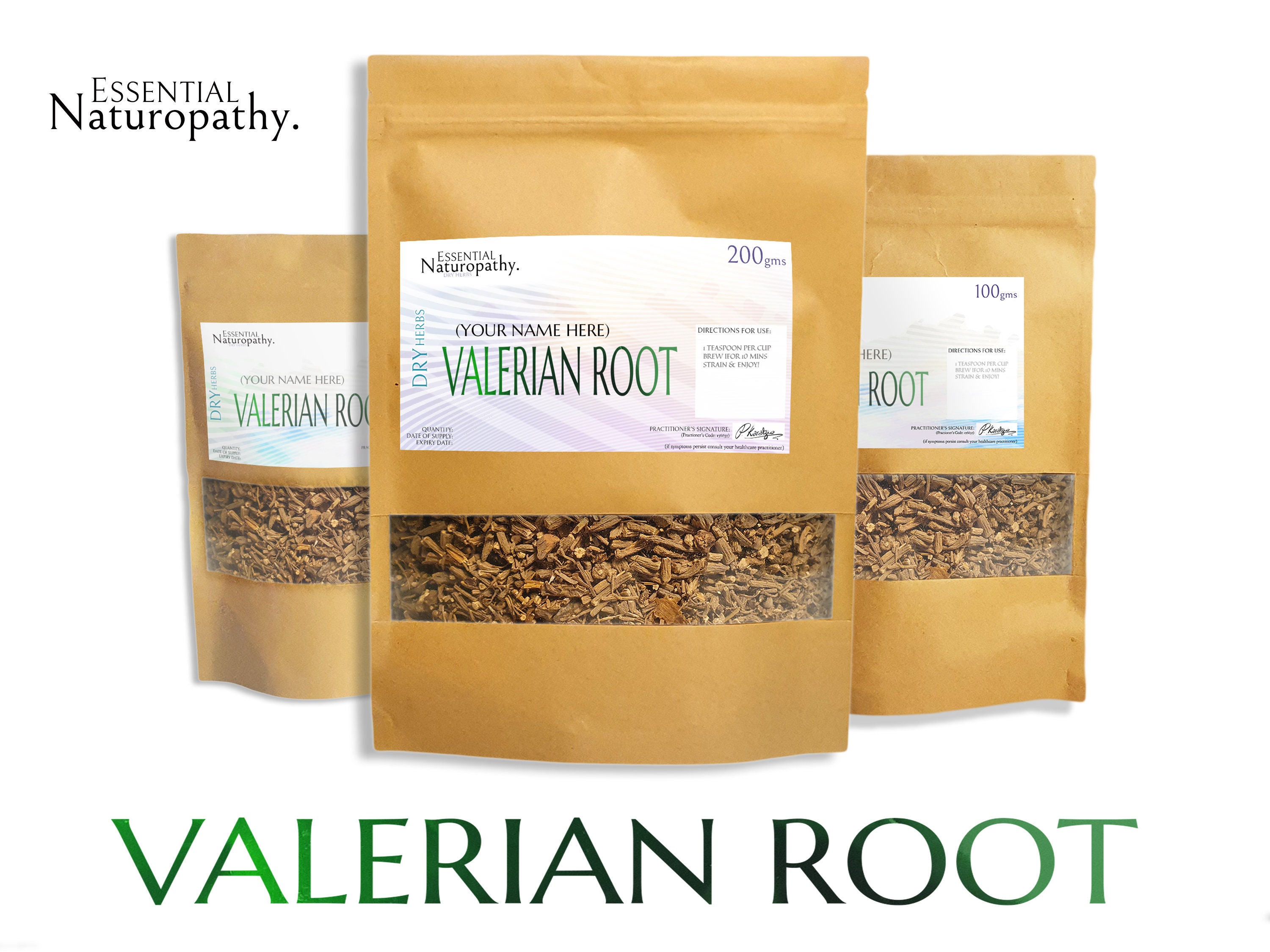 VALERIAN ROOT Dried Herb Certified Organic valeriana Officinalis ...