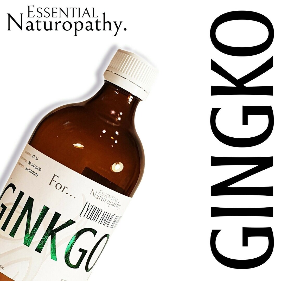 ORGANIC GINKGO / GINGKO Tincture Liquid Extract (ginkgo Biloba) Premium ...