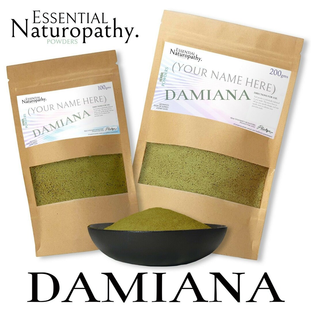 DAMIANA POWDER - Wildcrafted - Premium Quality - Pure (turnera ...