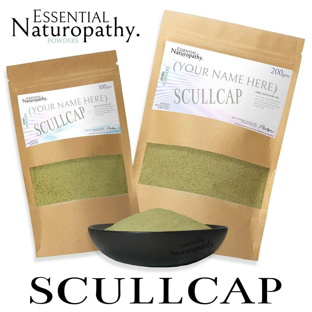 SKULLCAP/SCULLCAP (baikal/baical) Powder - Organic (scutellaria ...