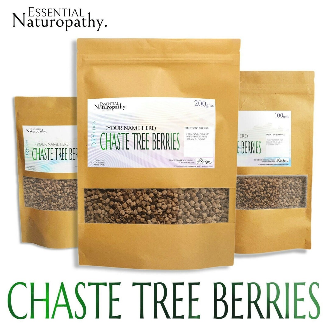 CHASTE TREE BERRIES / Chaste Berry Dried Herb Organic Tea (vitex Agnes ...