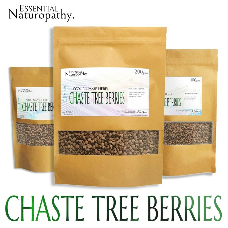 CHASTE TREE BERRIES / Chaste Berry Dried Herb Organic Tea vitex Agnes ...