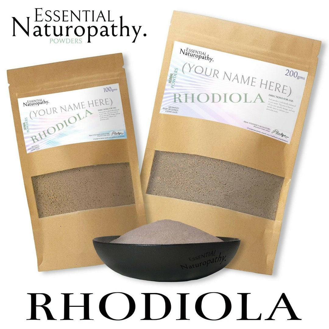 RHODIOLA POWDER / ROSE Root 100% Certified Organic (rhodiola Rosea ...