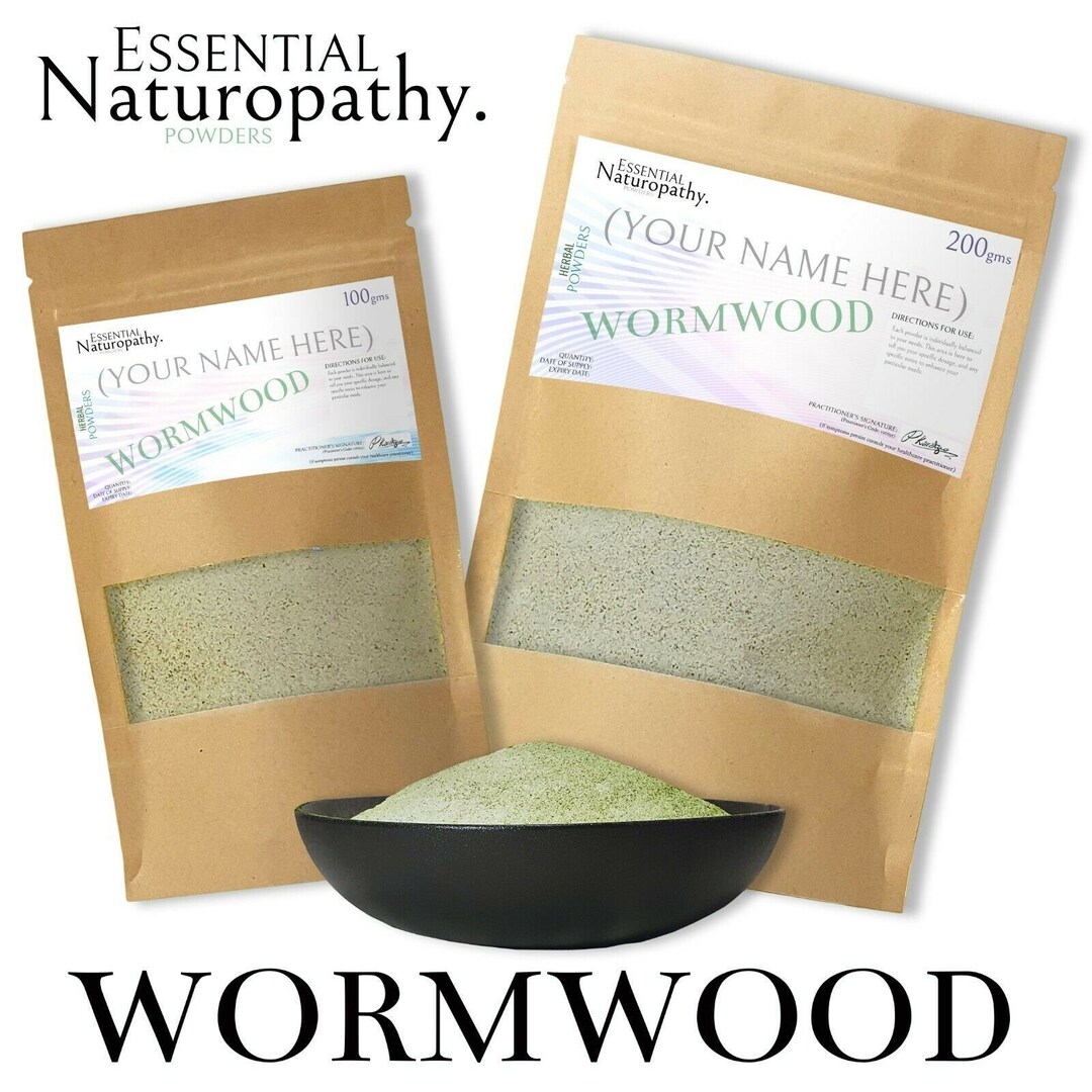 WORMWOOD POWDER 100% Certified Organic (artemisia Absinthium ...
