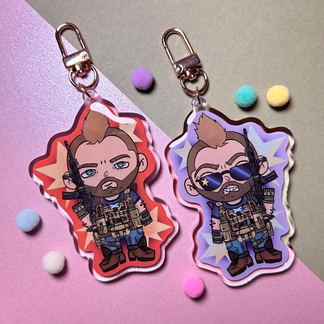 John "soap" Mactavish - Double Sided Acrylic Keychain - Etsy