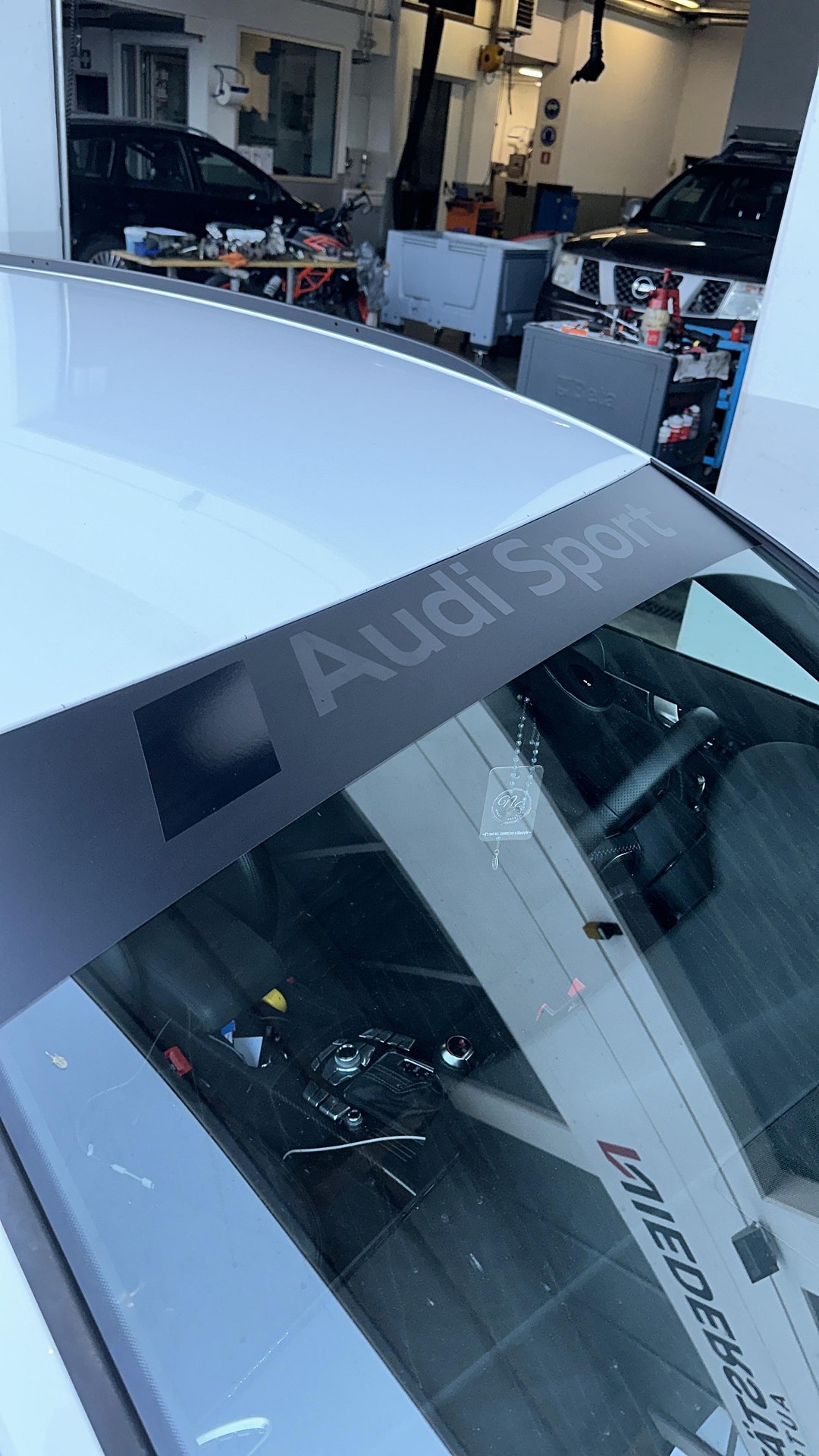 Audi Sport Sunstrip CUSTOM Sonnenblende - Etsy.de