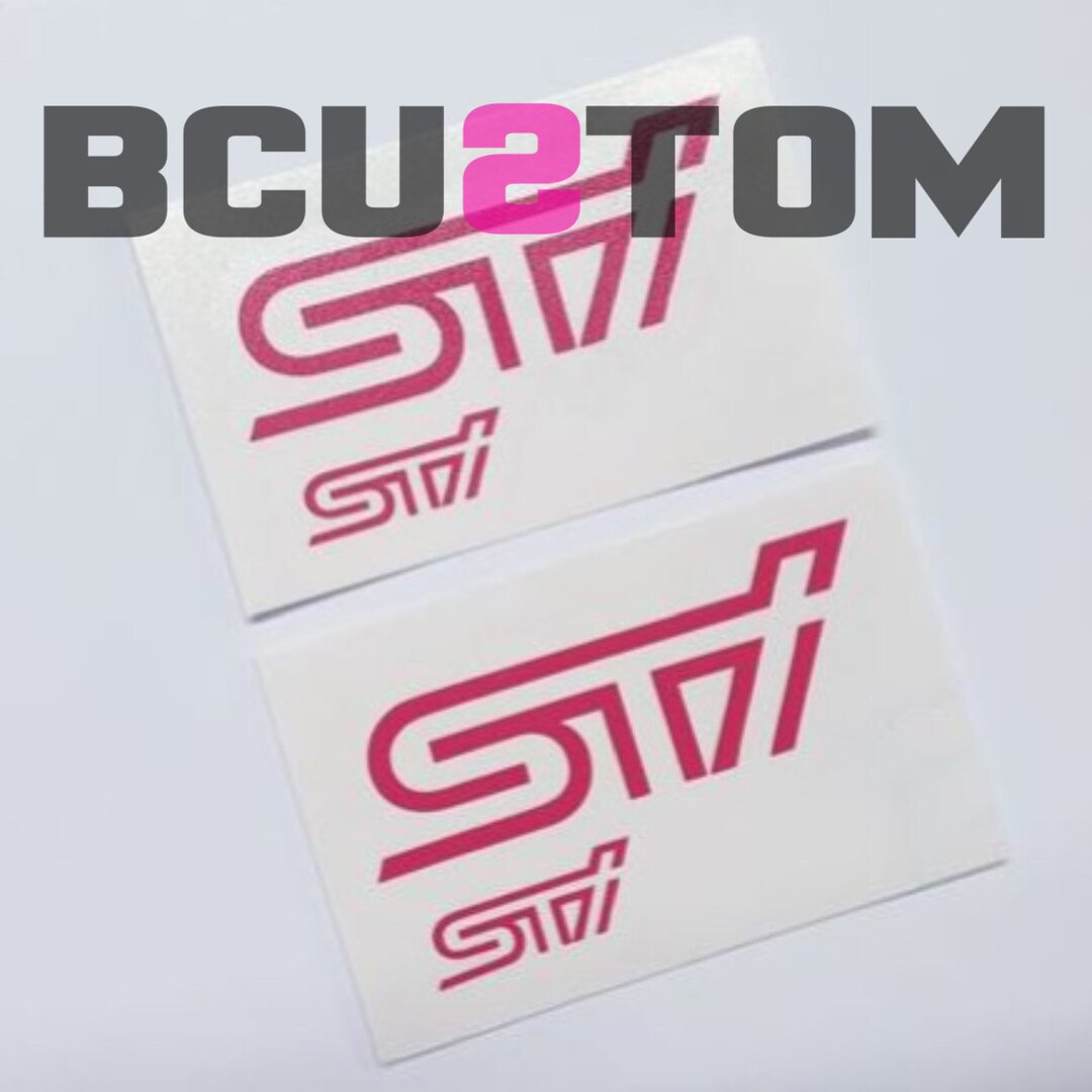 STI Sticker X2 - Etsy
