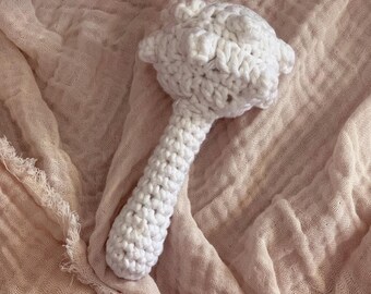 Black and White Rattle - Etsy