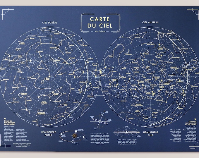 Sky Map - Etsy