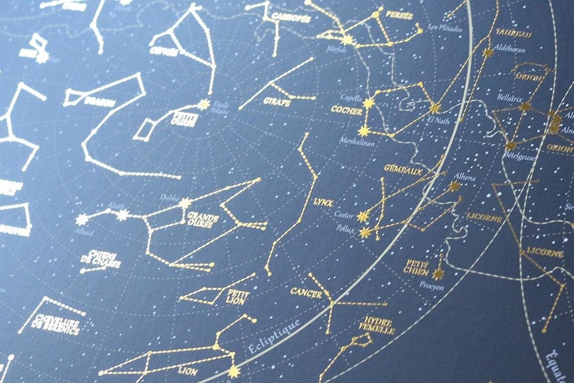 Sky Map - Etsy