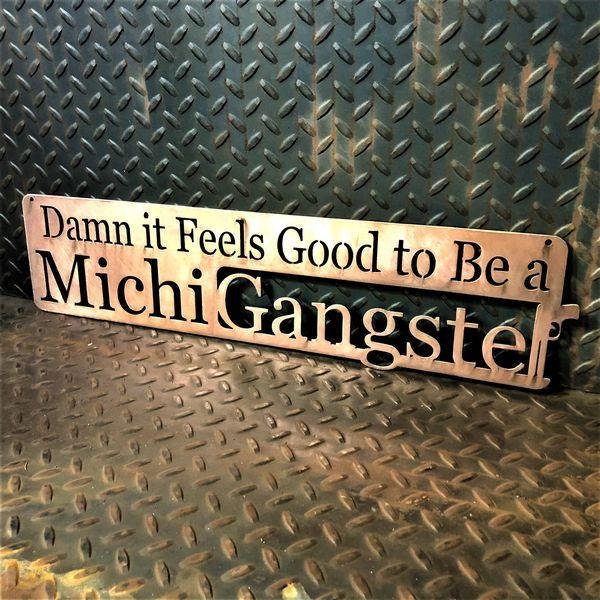 Metal Michigan Sign - Etsy