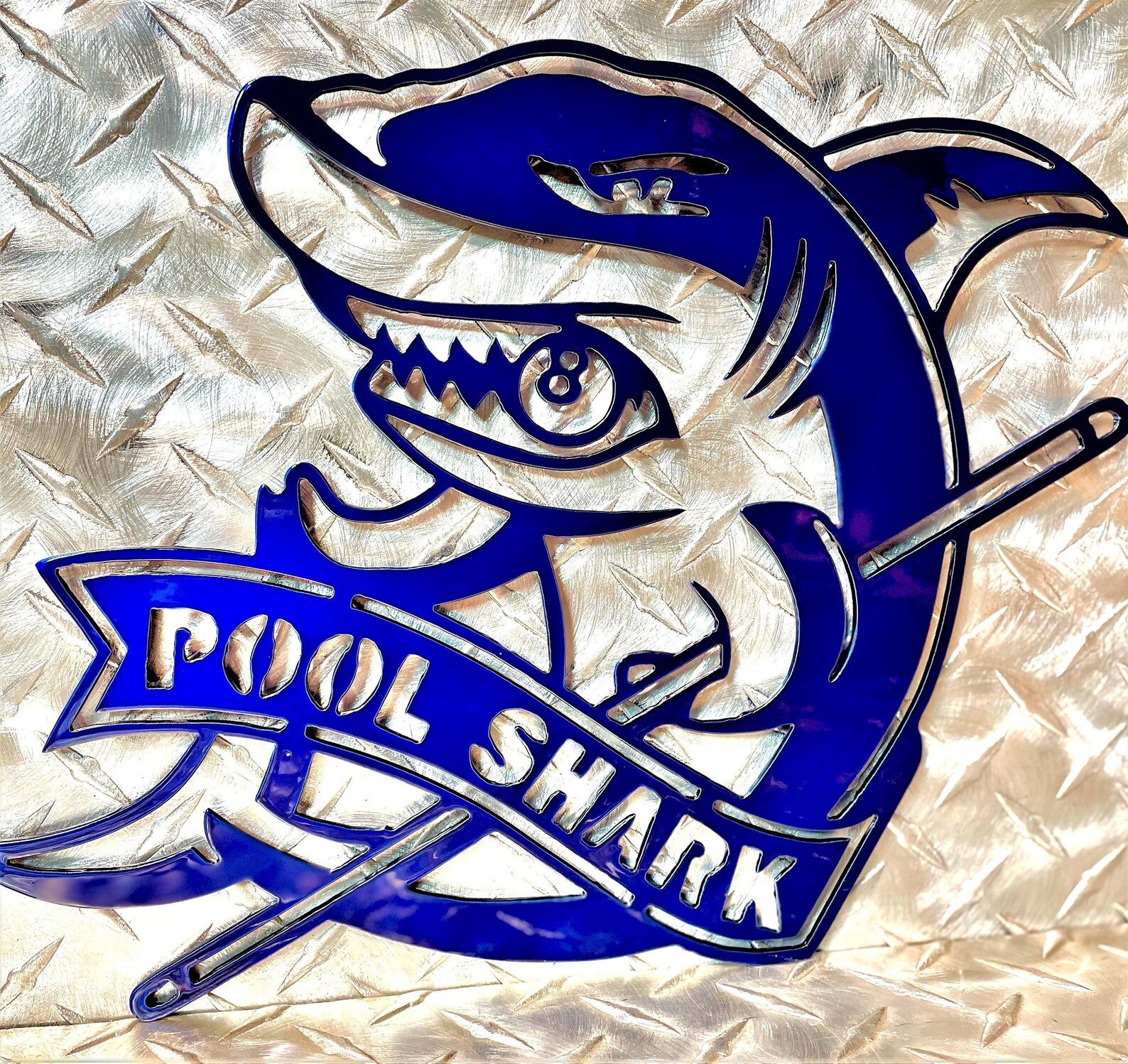 Billards Pool Shark Metal Wall Art Sign & Gift Decor - Etsy