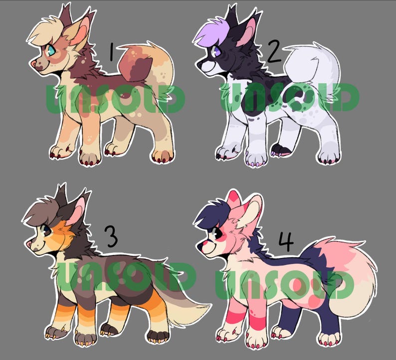 Canine Furry Adoptable Batch - Etsy