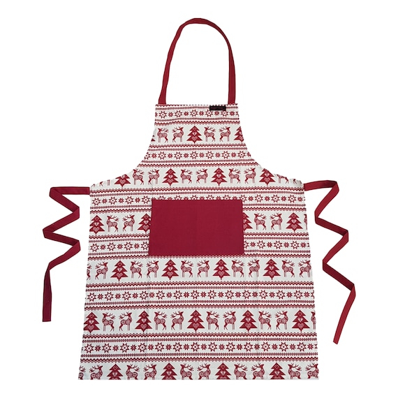 Christmas Apron Matching Aprons Holiday Apron Xmas Couple Aprons Apron for Women Apron for Men Festive Aprons Aprons With Pockets Etsy UK