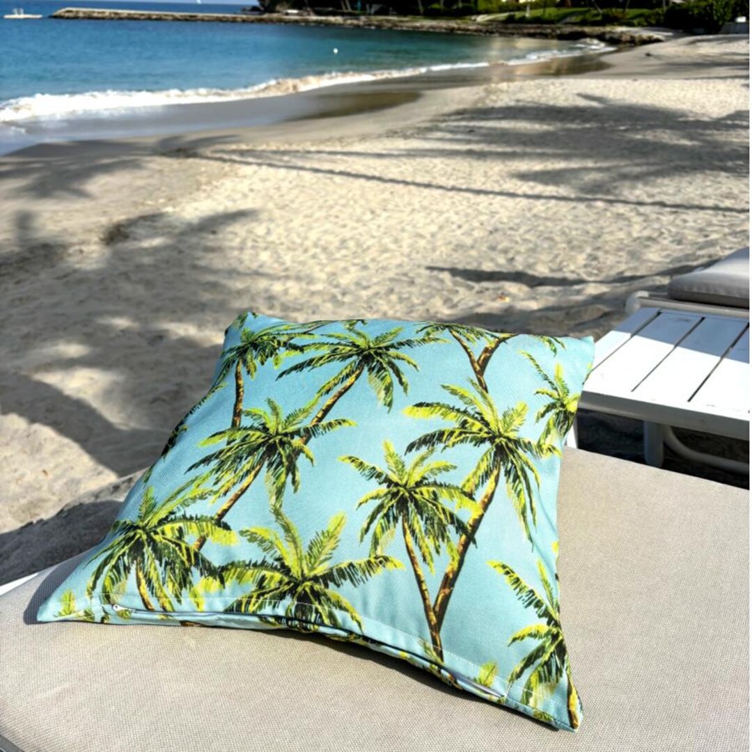 Summer Garden Cushions, Botanical Print Waterproof Cushions, Garden and ...