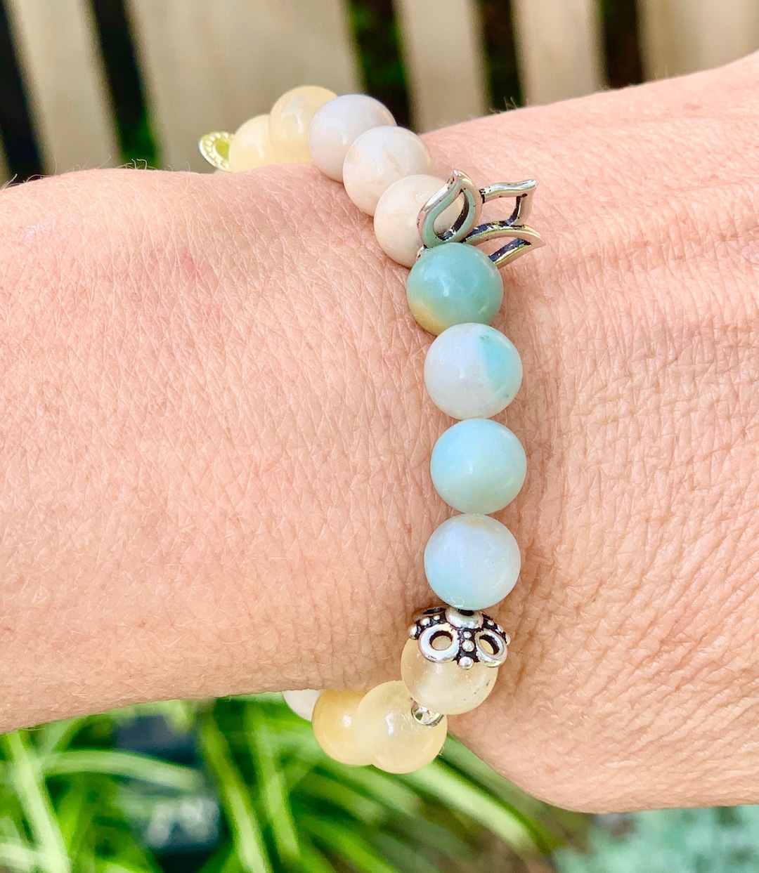 BE COMFORTABLE Gemstone Bracelet\beaded Stretch Bracelet\crystal ...