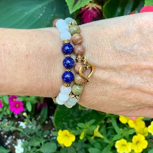 WELCOMING WOMB Gemstone Mala Bracelet\miscarriage Bracelet\fertility ...