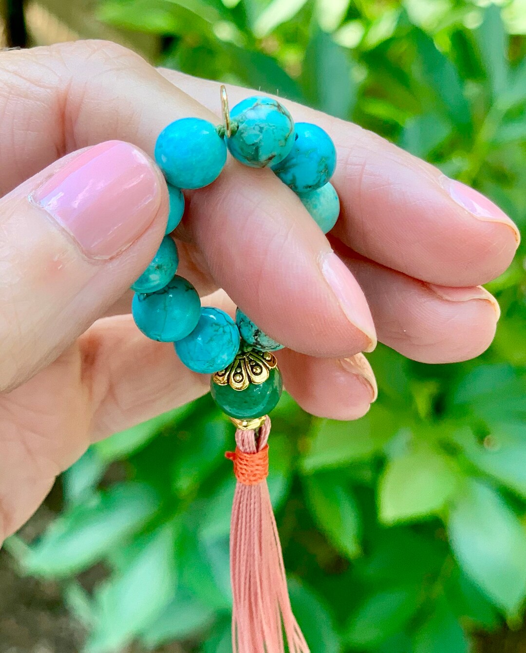 FIDGET MALA ROSARY \ Fun 10 Point Bead Mala \ Decade Rosary \ Calm ...