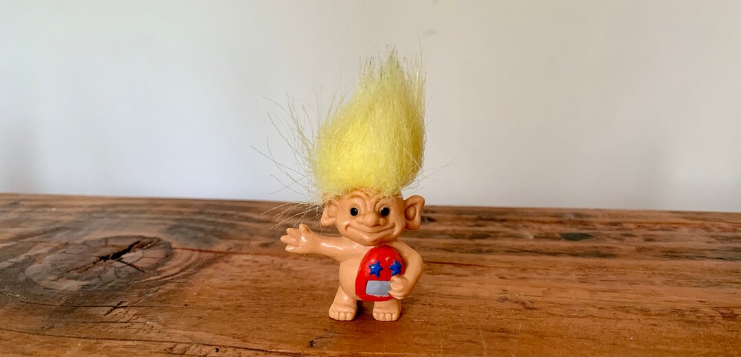 Vintage, 1980s, 1990s, Weetos, Good Luck, Yellow Hair, Troll, With ...