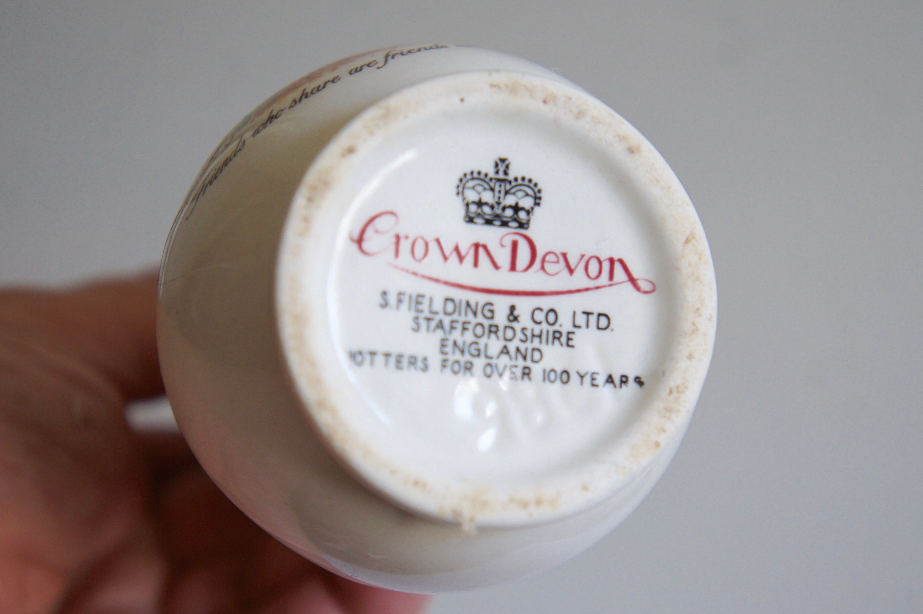 Vintage 1970s Small Crown Devon England Friends Who Share | Etsy