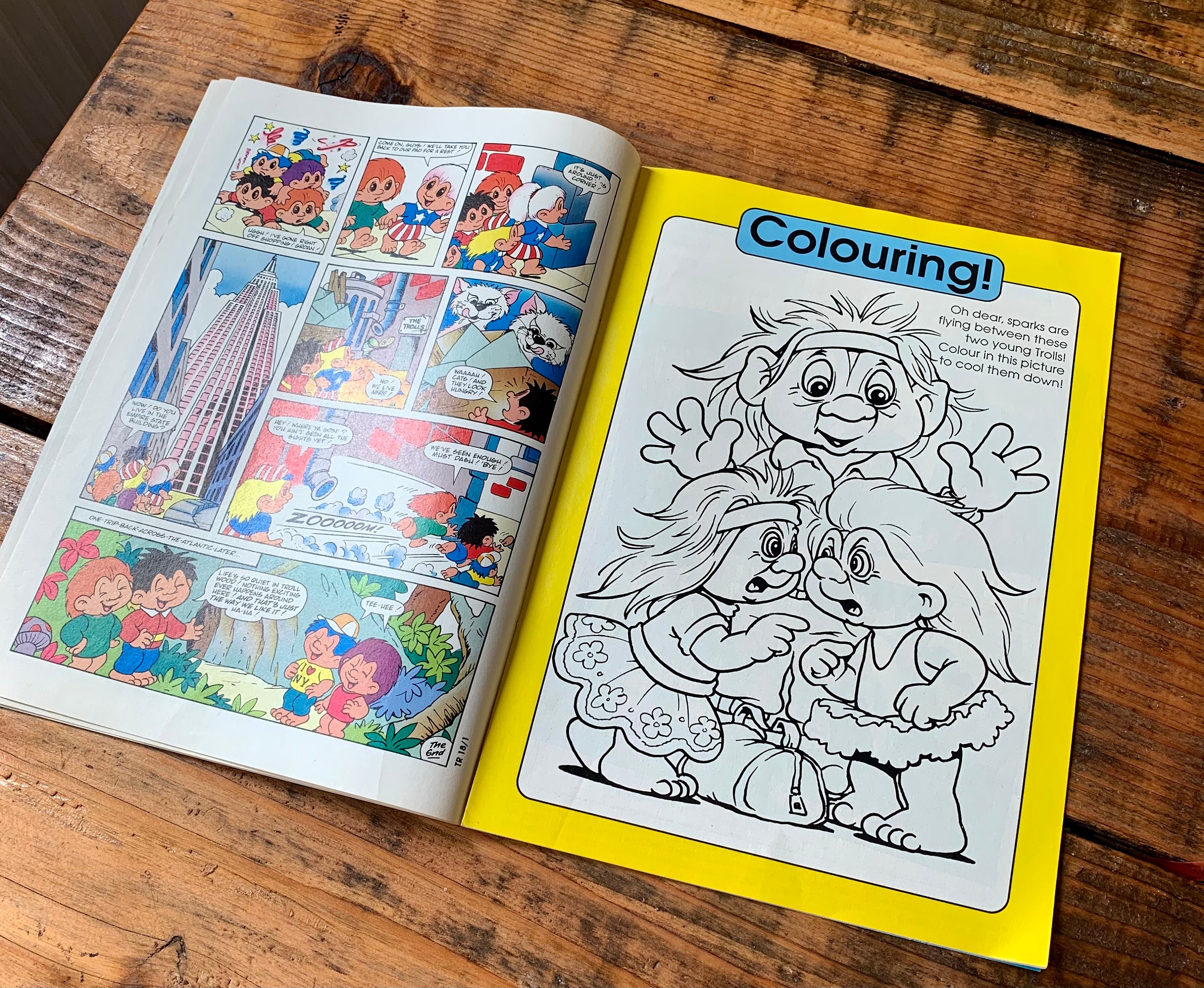 Rare Redan 1993 the Trolls Dam Troll Magazine Comic | Etsy