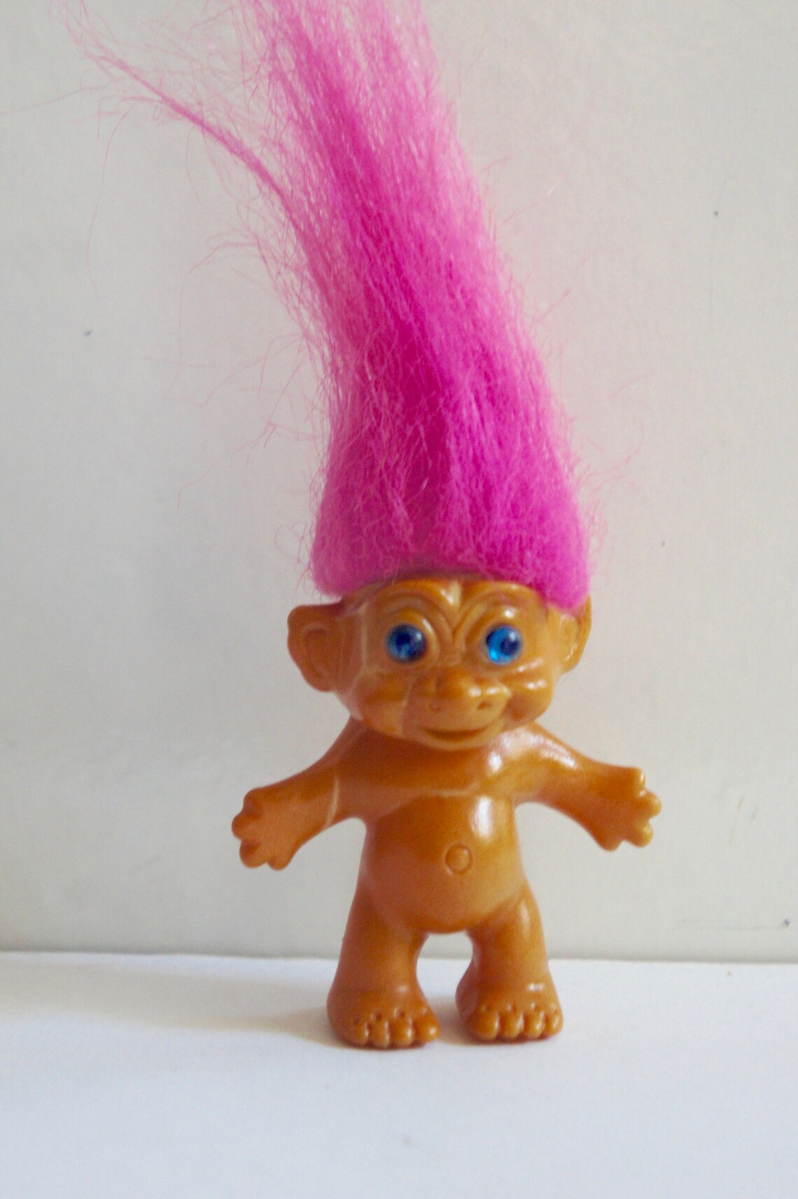 Vintage PMS 1980s 1990s Pink Hair Troll Doll Figure - Etsy