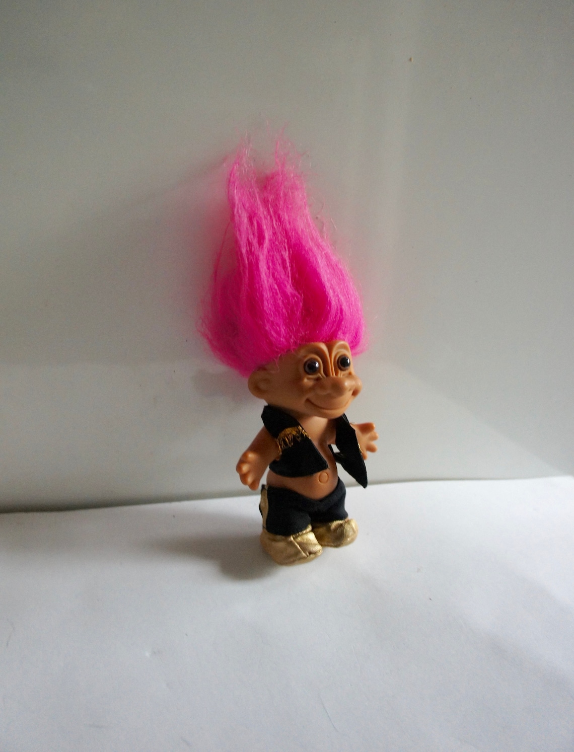 Vintage 1980s 1990s Russ Pink Hair Troll Punk Rock - Etsy