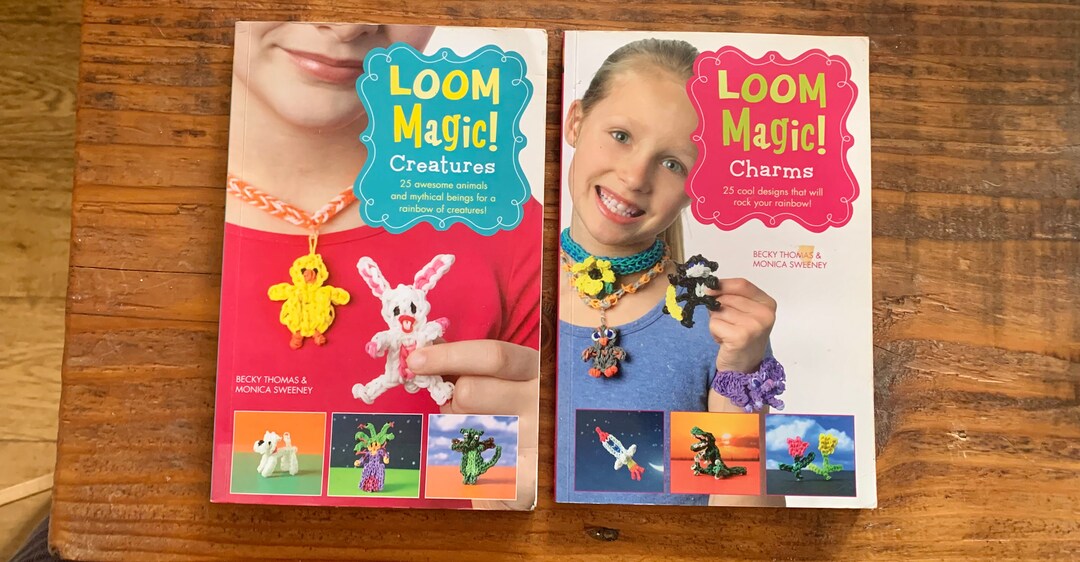 Two, Loom Band Magic, Creatures, Charms, Books, Childrens, Craft, Toy ...