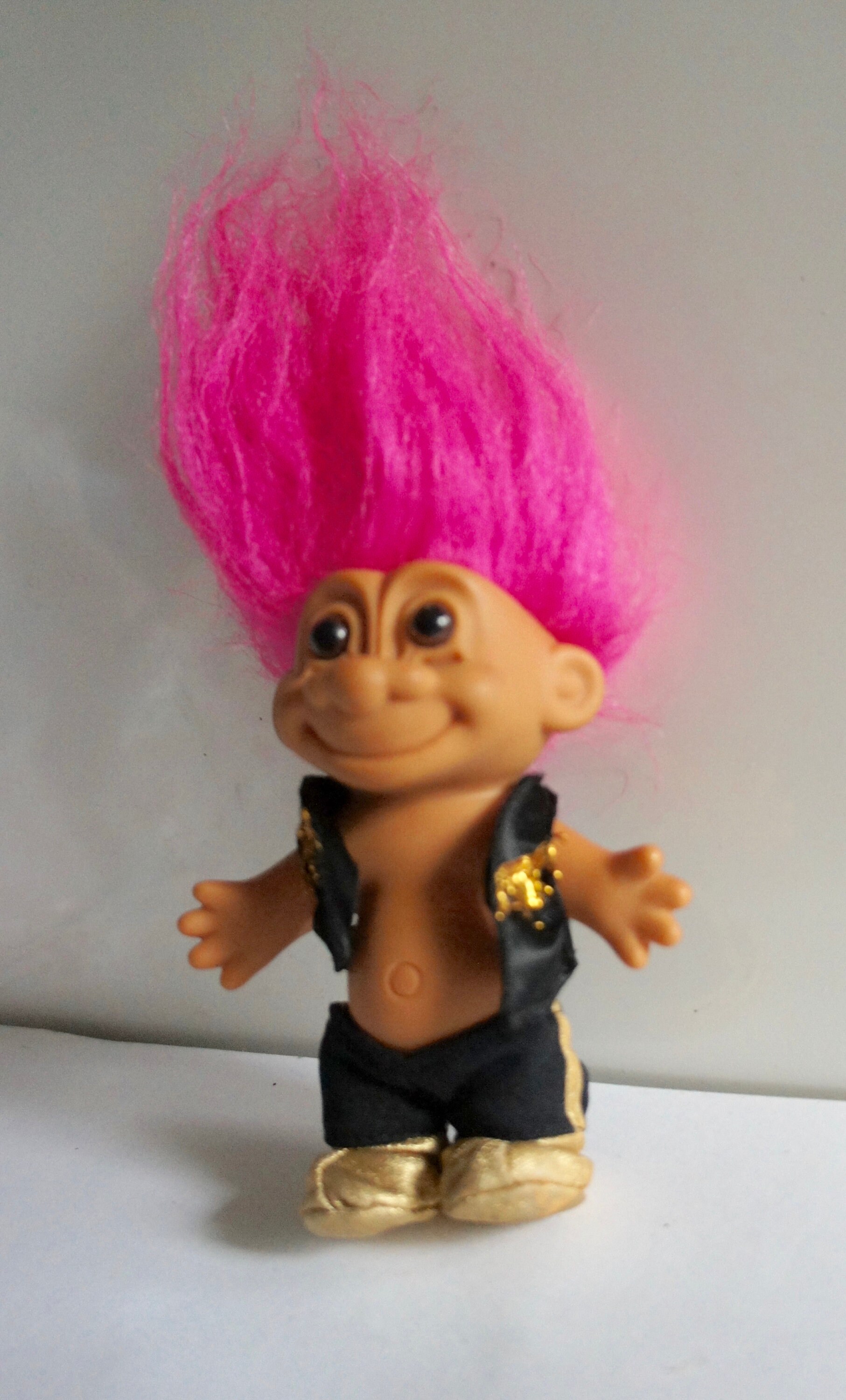 Vintage 1980s 1990s Russ Pink Hair Troll Punk Rock | Etsy