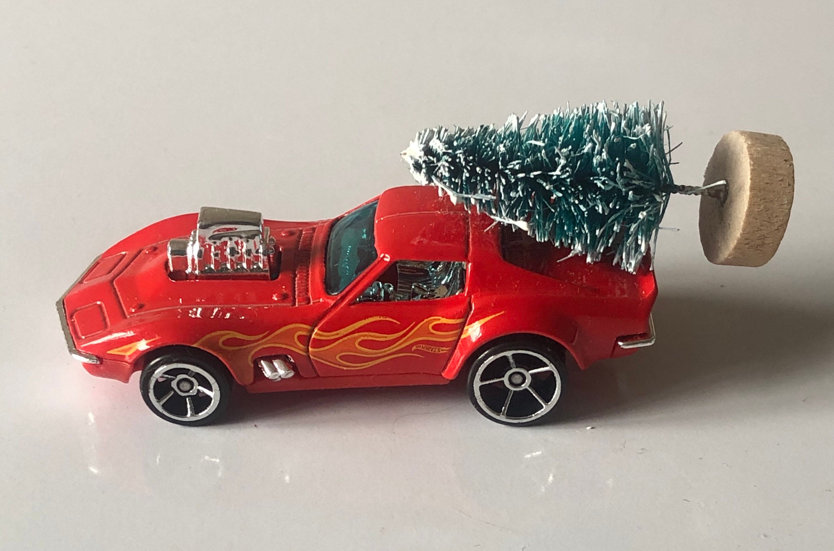 Altered 2019 Hotwheels Red Dragster Toy Collectible | Etsy