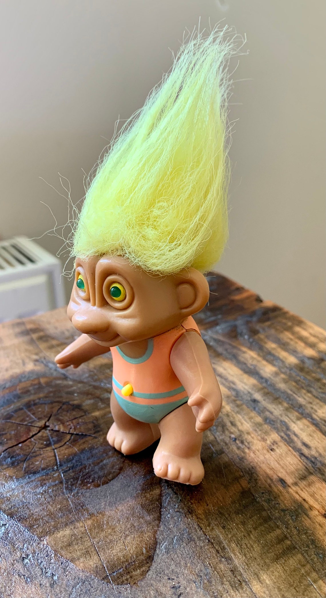 Vintage Soma 1992 década de 1990 Amarillo Cabello Troll - Etsy España