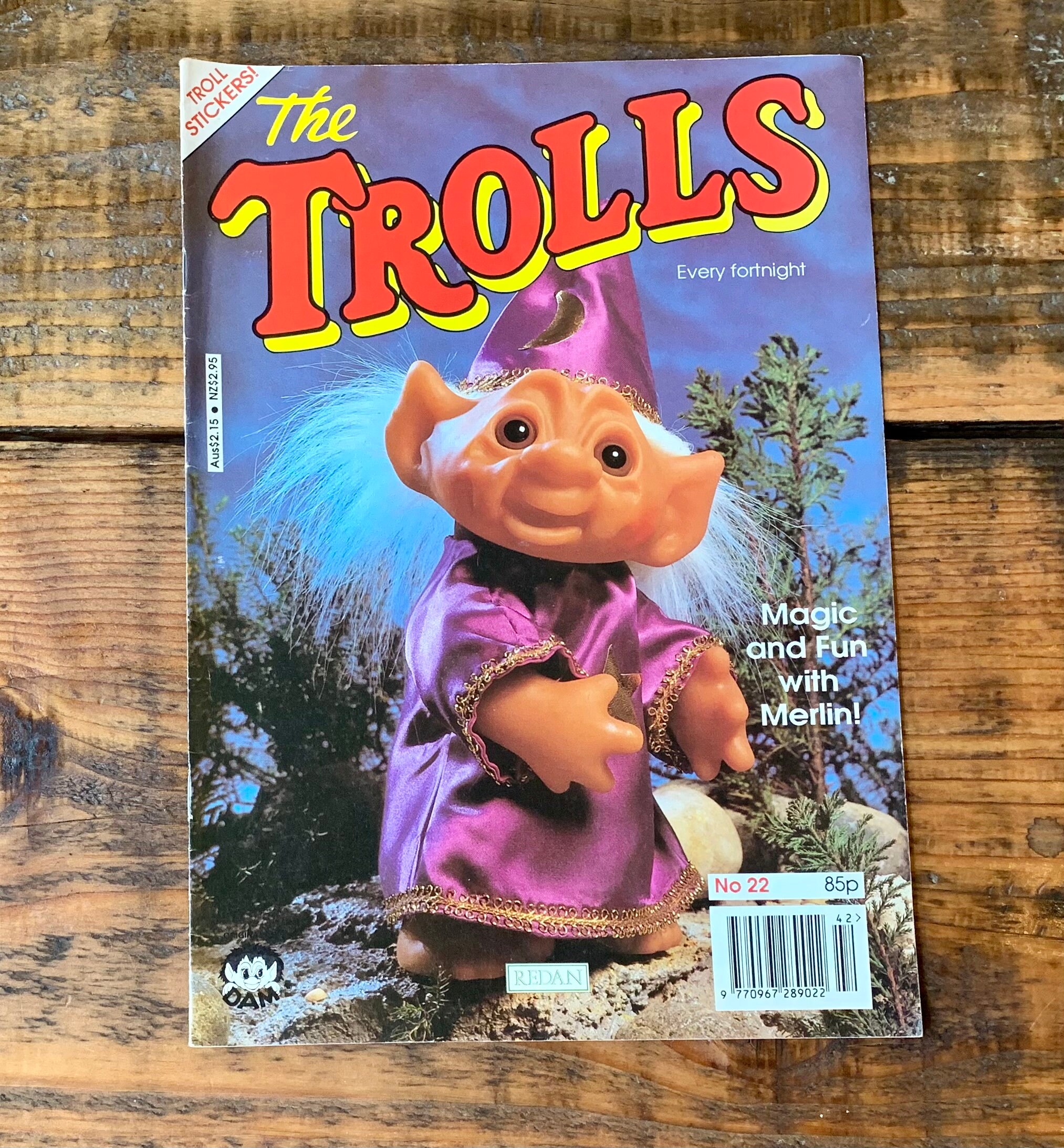 Rare Redan 1993 the Trolls Dam Troll Magazine Comic - Etsy UK