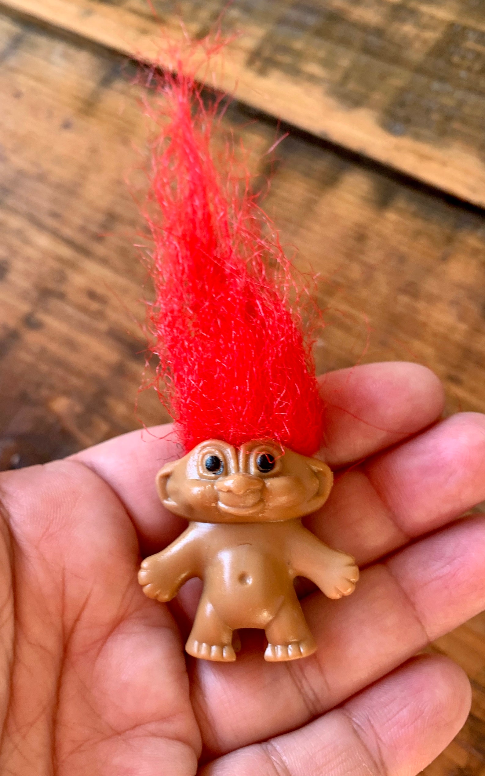 Vintage 1980s 1990s Red Hair Mini Troll Pencil Topper | Etsy