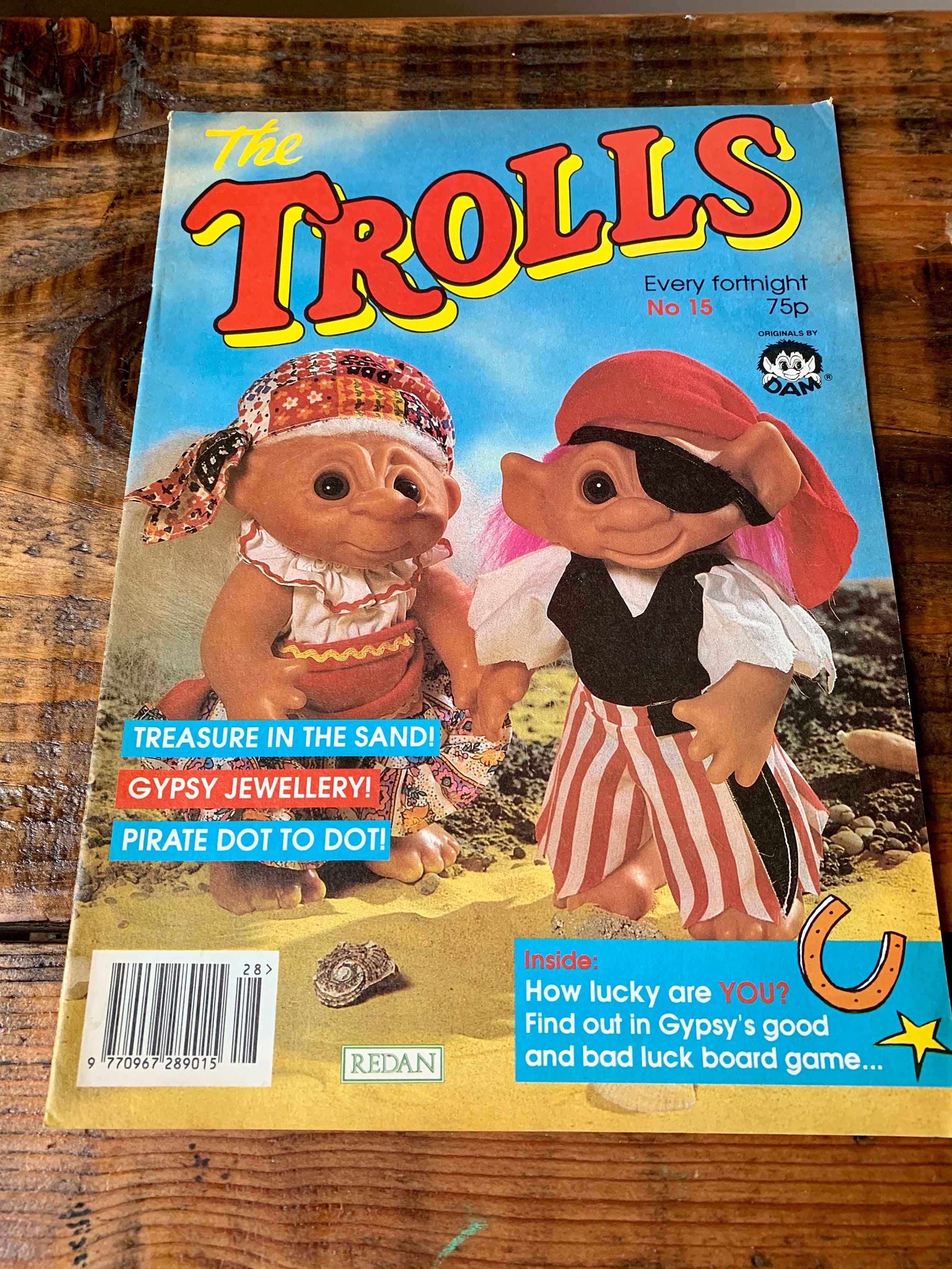 Rare Redan 1993 The Trolls Dam Troll Magazine Comic | Etsy