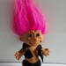 Vintage 1980s 1990s Russ Pink Hair Troll Punk Rock - Etsy