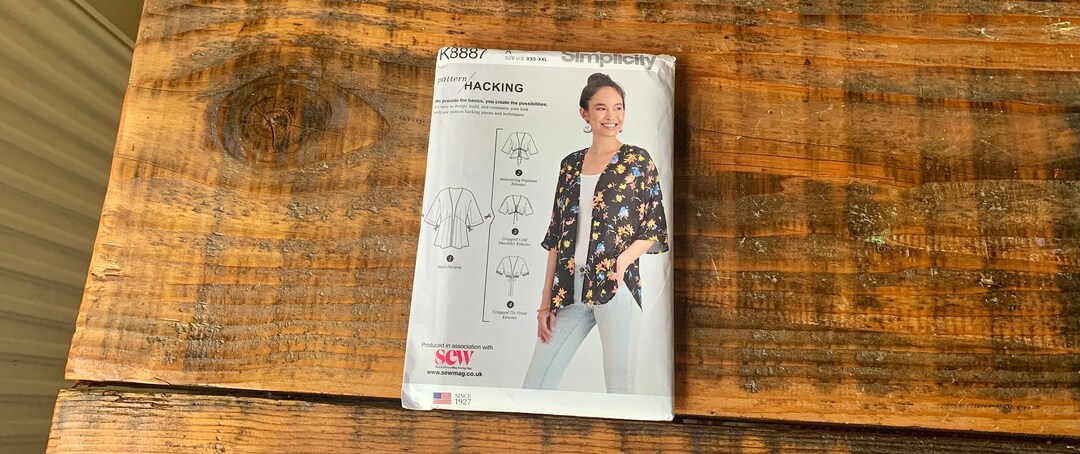 Simplicity Pattern Hacking Misses Kimono Sewing Pattern - Etsy UK