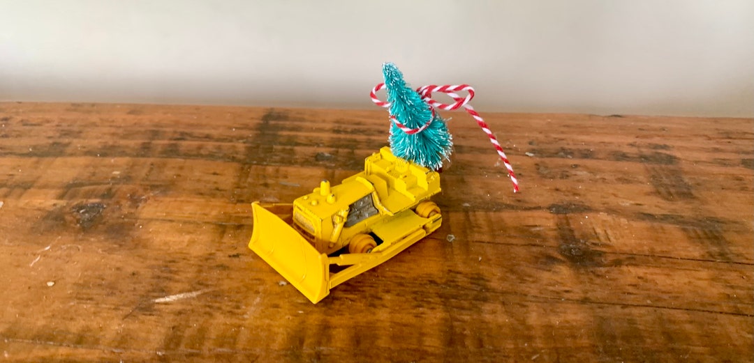 Altered, Vintage, 1979, Matchbox, Yellow, Caterpillar, Tractor, Farm ...