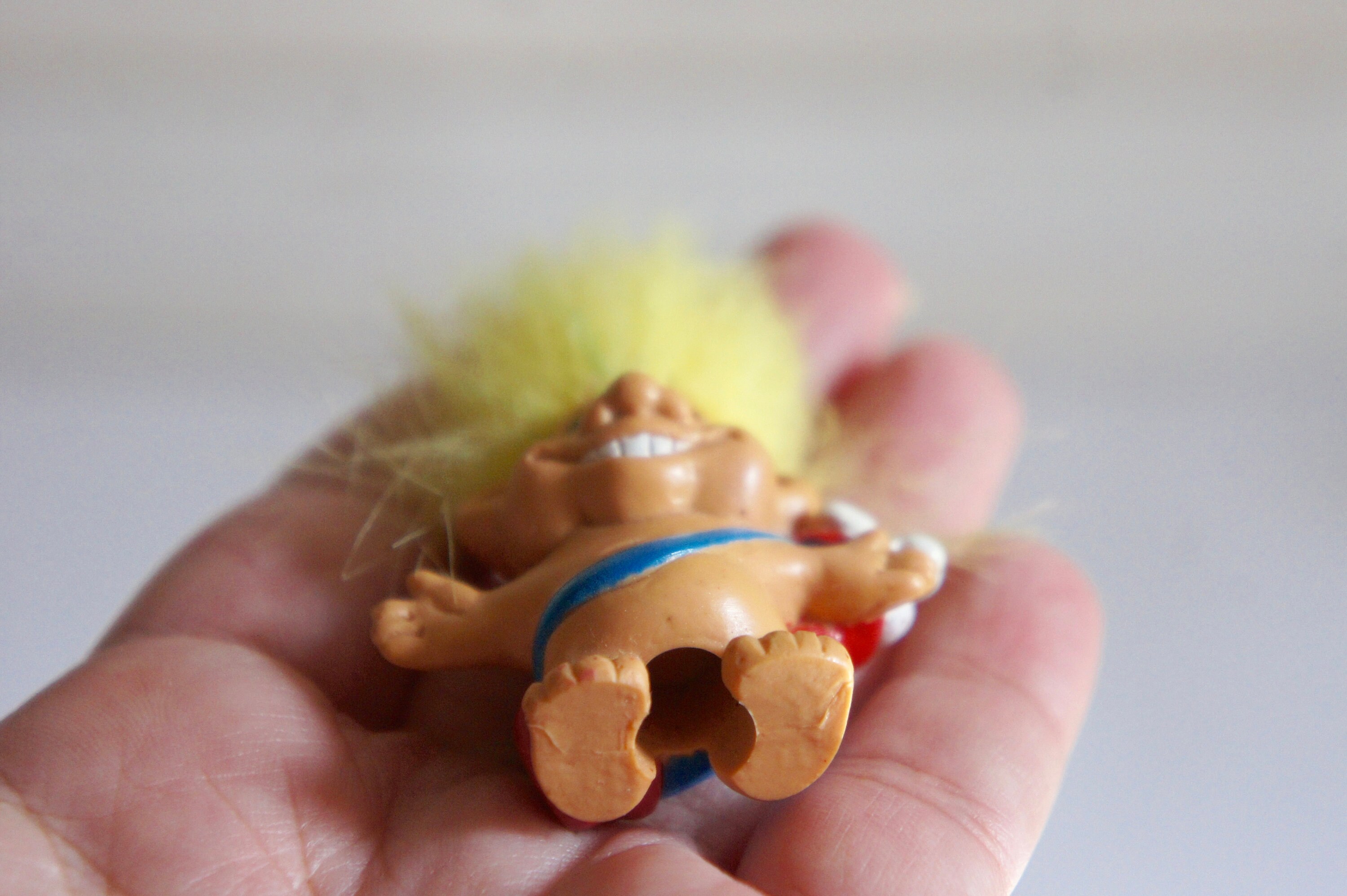 Vintage 1980s 1990s Weetos Yellow Hair Mini Troll With | Etsy